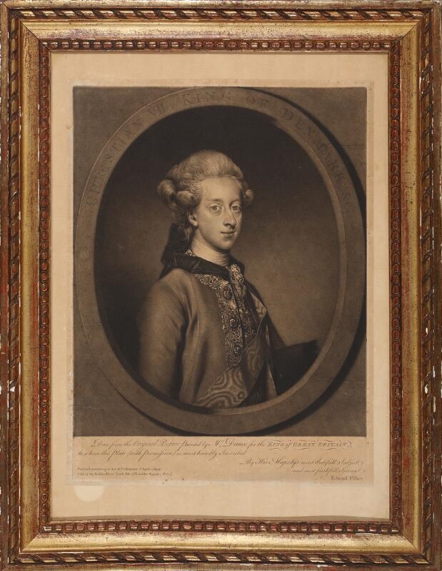 Edward Fisher | Portrait of King Christian VII | MutualArt