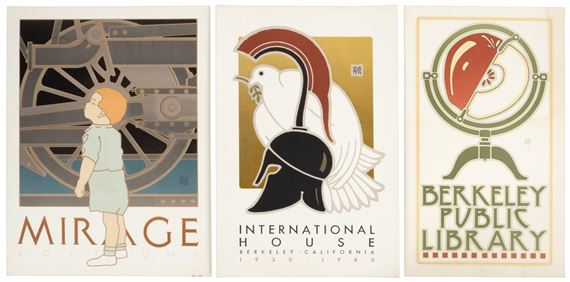 David Lance Goines | Three Berkeley posters by David Lance Goines ...