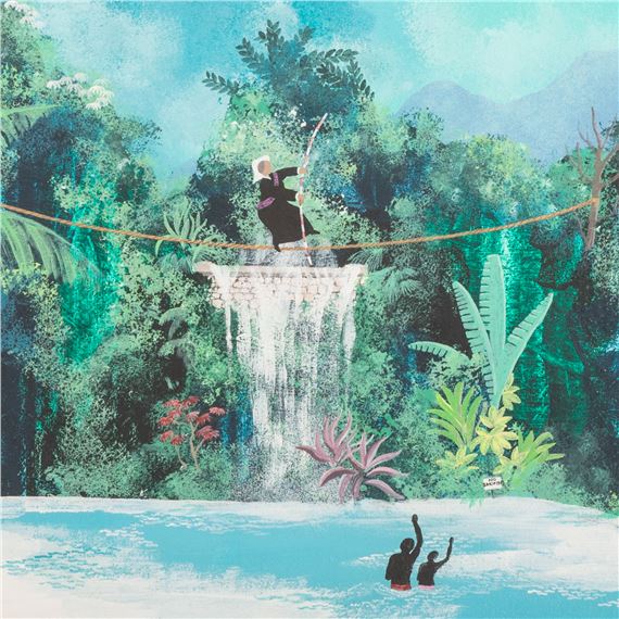 Jonathan Routh | Nun on a Tightrope (1979) | MutualArt