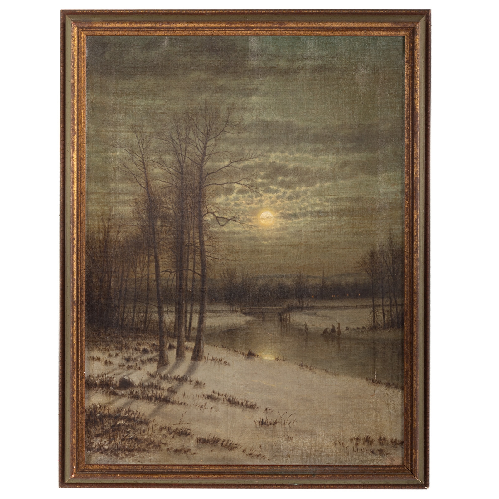 Clinton Loveridge | Moonlight Skaters | MutualArt