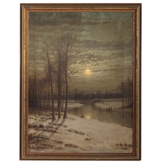 Clinton Loveridge | Moonlight Skaters | MutualArt