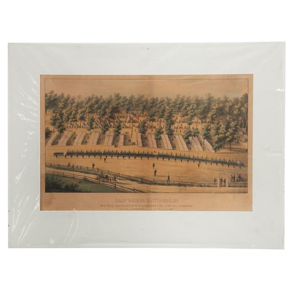 Edward Sachse | Camp Belger (1862) | MutualArt