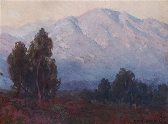 Edgar Alwin Payne | A Mountain Lake in the Sierras (1921) | MutualArt