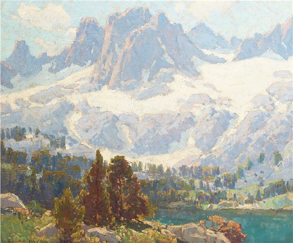 Edgar Alwin Payne | A Mountain Lake in the Sierras (1921) | MutualArt