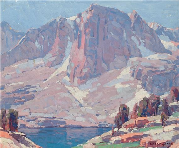 Edgar Alwin Payne | A Mountain Lake in the Sierras (1921) | MutualArt