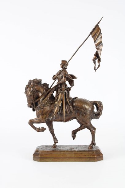 André Vermare | Joan of Arc on horseback | MutualArt