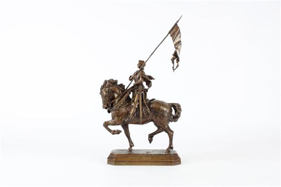 André Vermare | Joan of Arc on horseback | MutualArt
