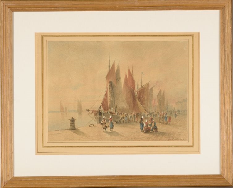 Louis Etienne Timmermans | Entrance to the port | MutualArt