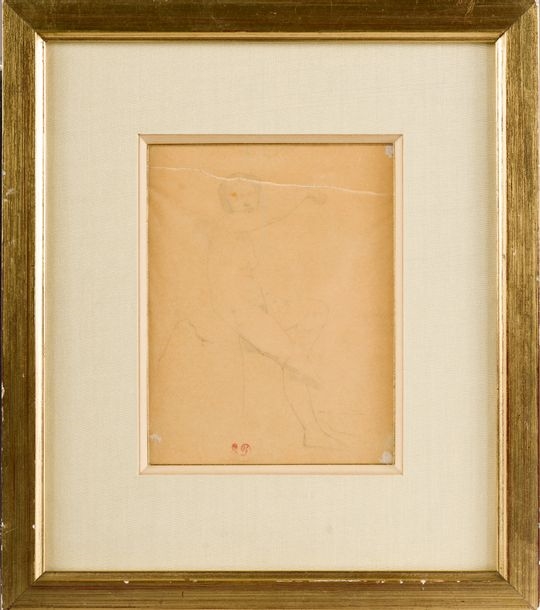 Pierre Andrieu | Study of a seated woman | MutualArt