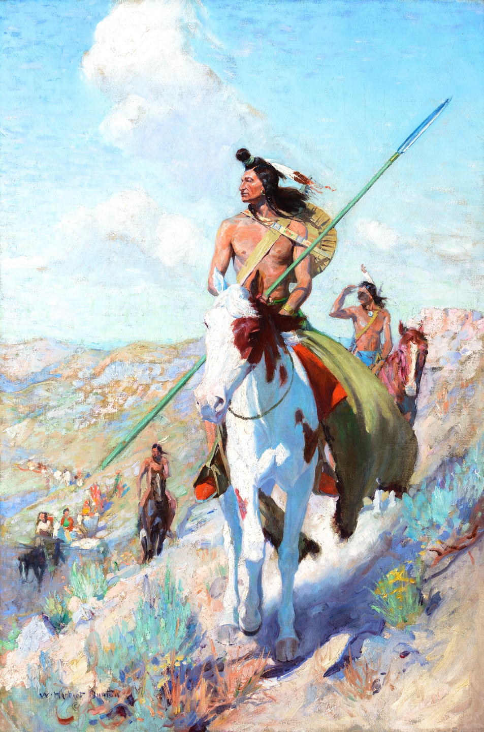 W. Herbert Dunton | Two Braves (Circa 1916) | MutualArt