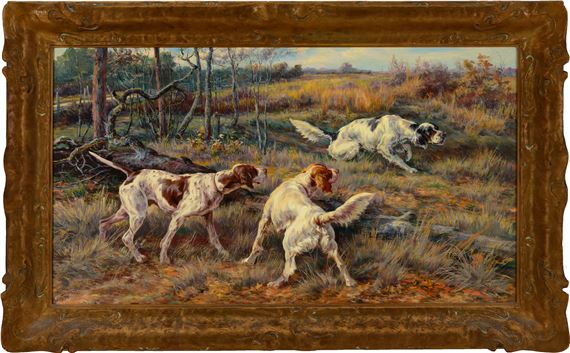 Edmund Henry Osthaus | Setters on Point | MutualArt