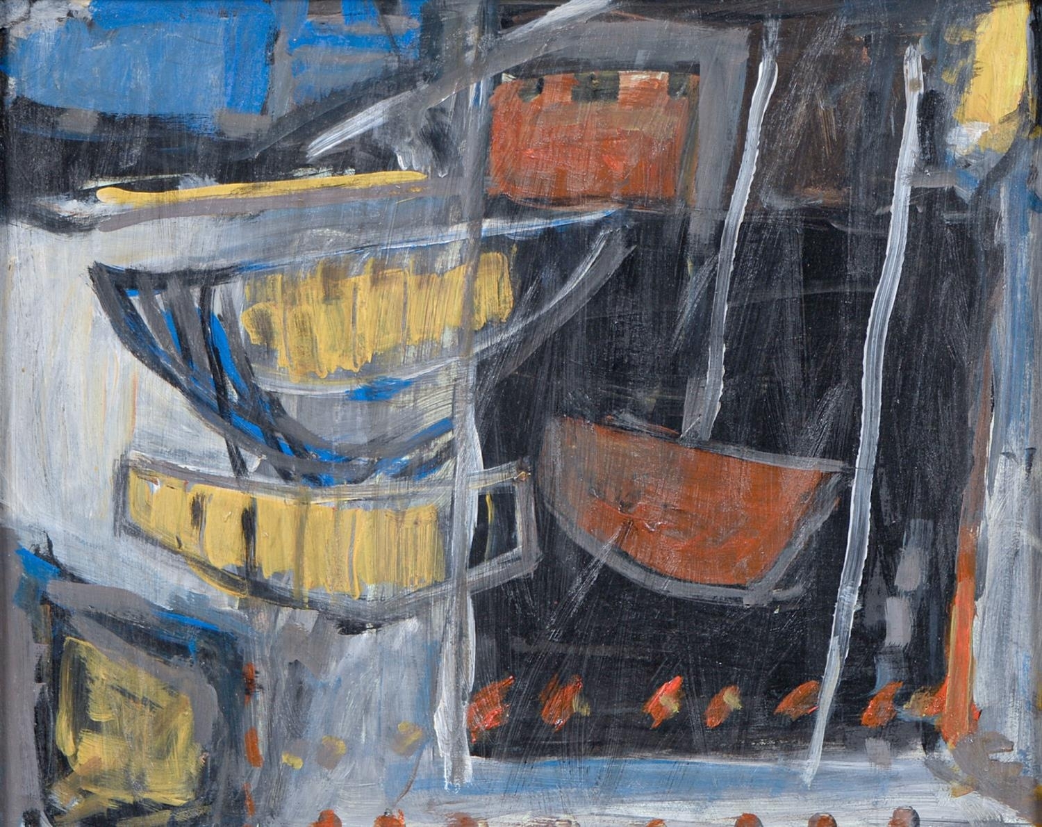 Peter Lanyon | - Newlyn Boats | MutualArt