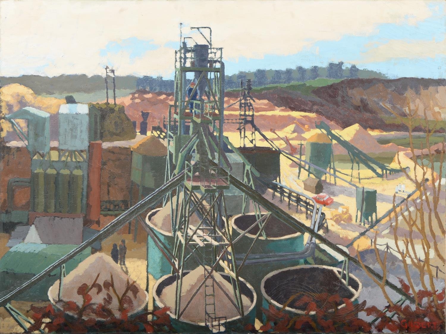 British School, 20th Century | - The Gravel Extraction Plant | MutualArt