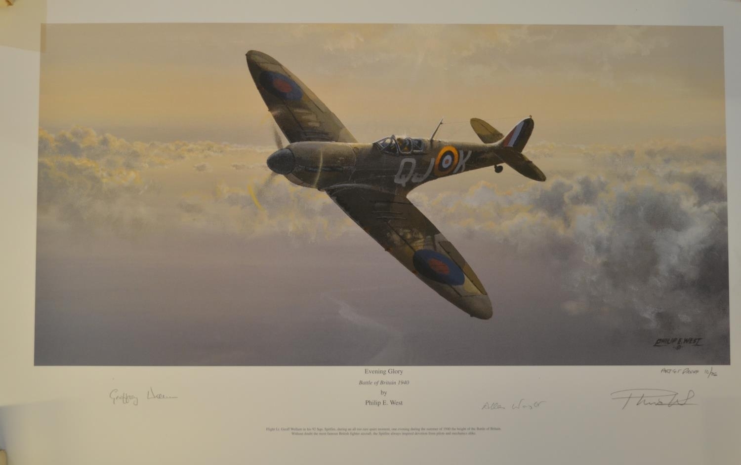 Philip West | Evening Glory Battle Of Britain 1940 | MutualArt
