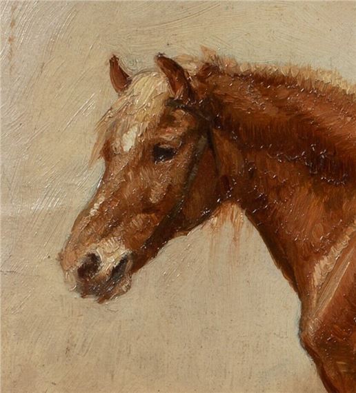 Alfred William Strutt | PORTRAIT OF CHESTNUT HORSE (19th Century ...