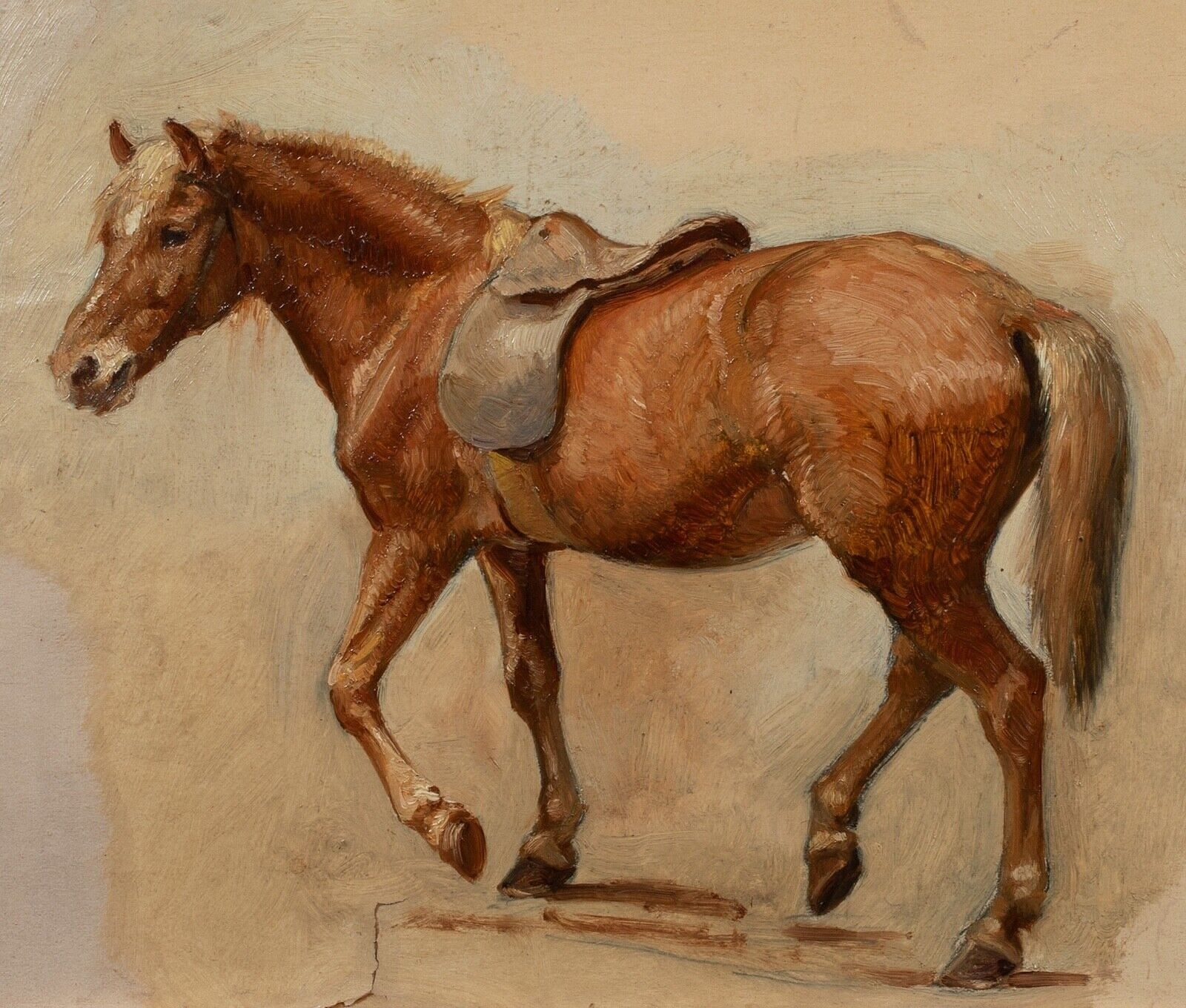 Alfred William Strutt | PORTRAIT OF CHESTNUT HORSE (19th Century ...