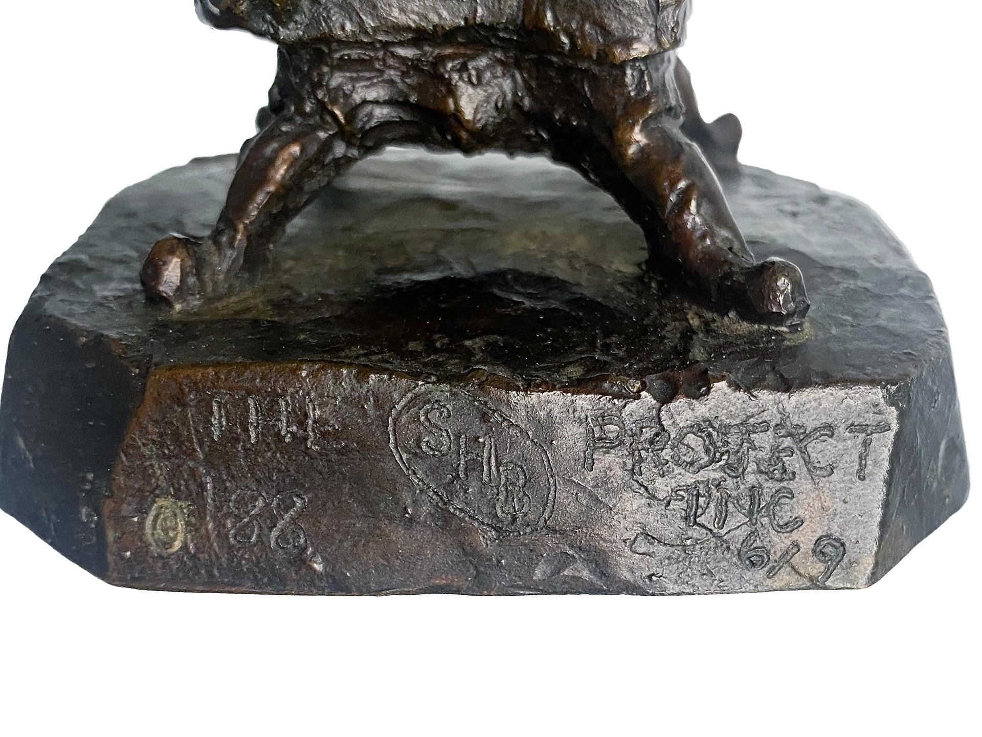 Solon Hannibal Borglum | Elk and Snake | MutualArt