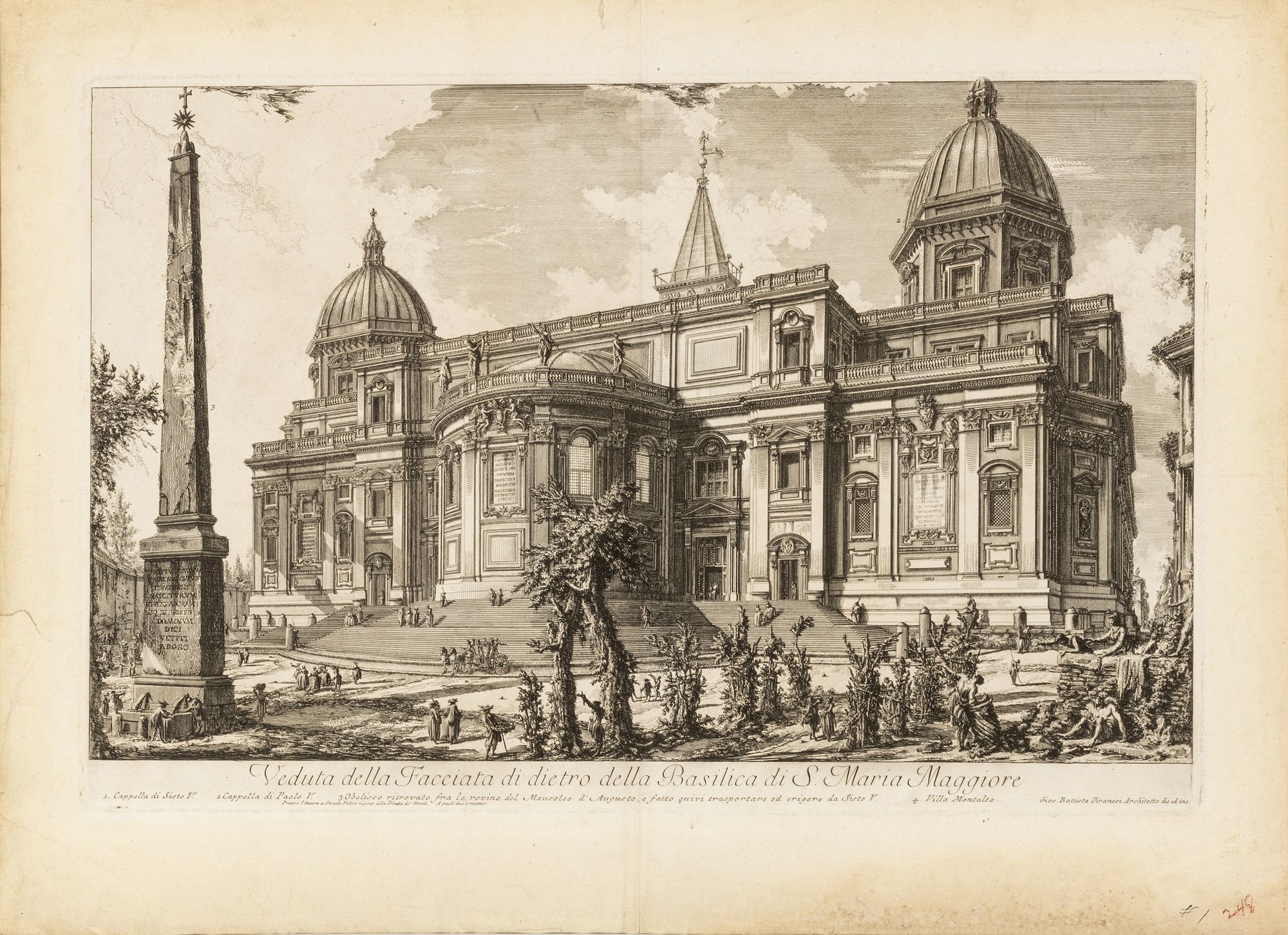 Giovanni Battista Piranesi | Basilica Of S. Maria Maggiore, From Veduta ...