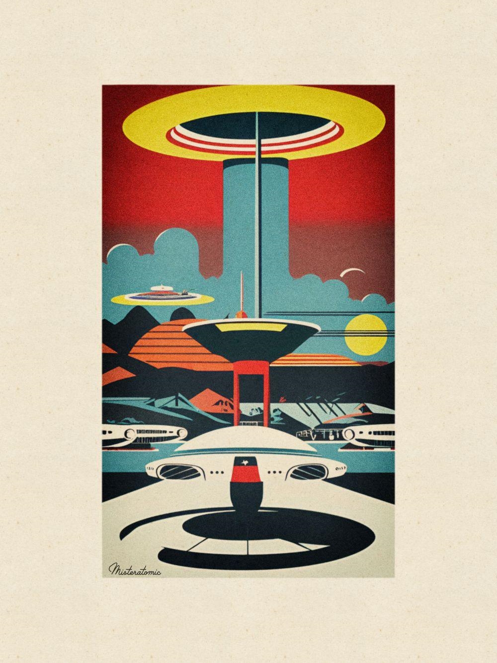 Atomic (20th Century) | Flying Saucer 23 | MutualArt