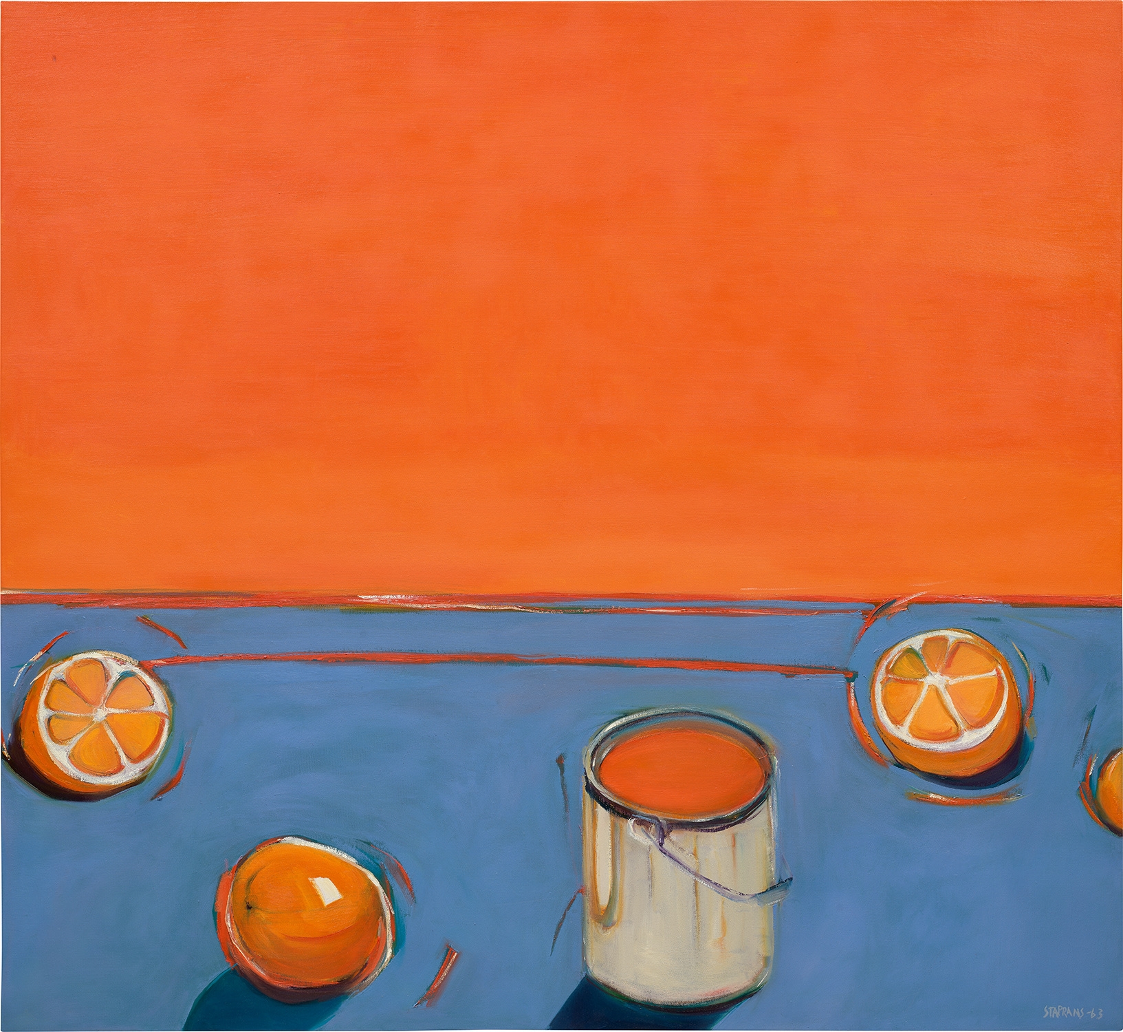 Raimonds Staprans | Three Oranges and the Can (1963) | MutualArt