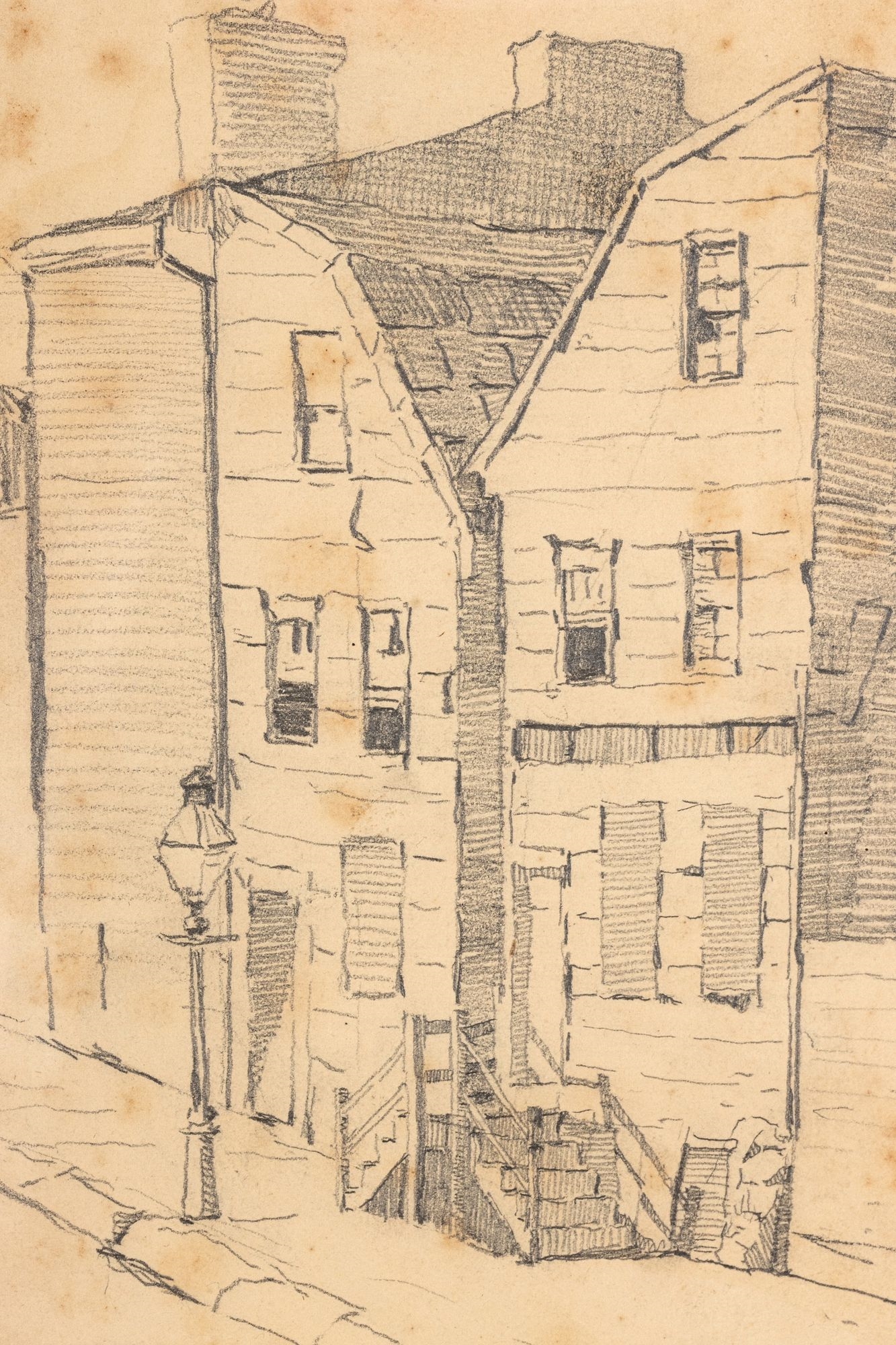 Percy Ives | Philadelphia Street Scene | MutualArt