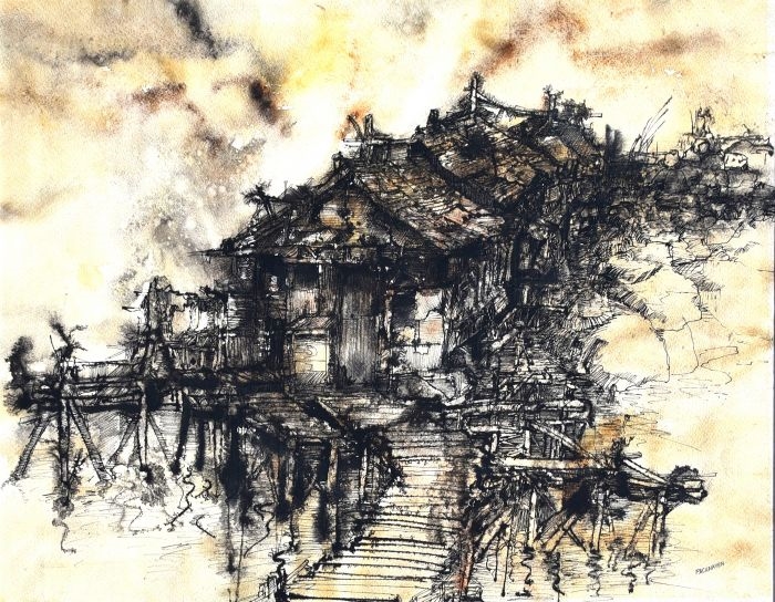 Leon Pacunayen | Fishing Village | MutualArt