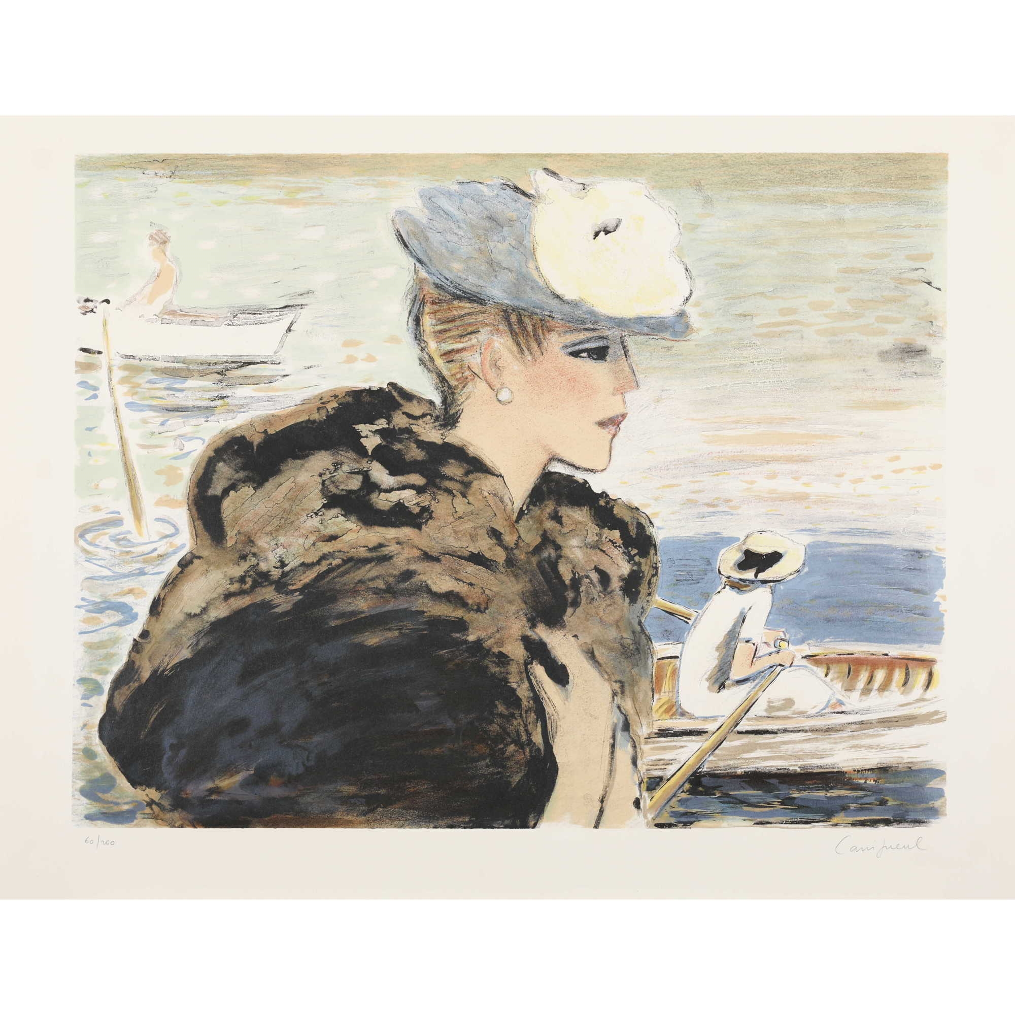 Jean Pierre Cassigneul | WOMAN WITH BOUQUET | MutualArt