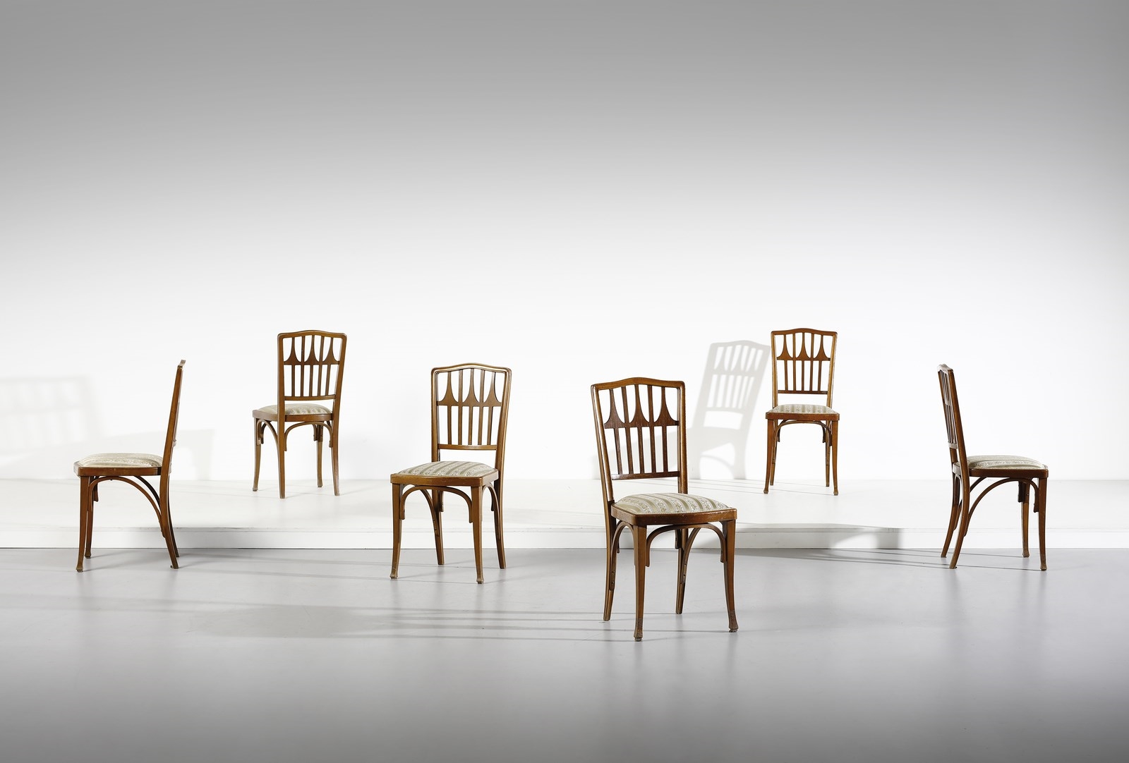 Koloman Moser | Six MUD 327 chairs for Jakob& Joseph Kohn (1910s ...
