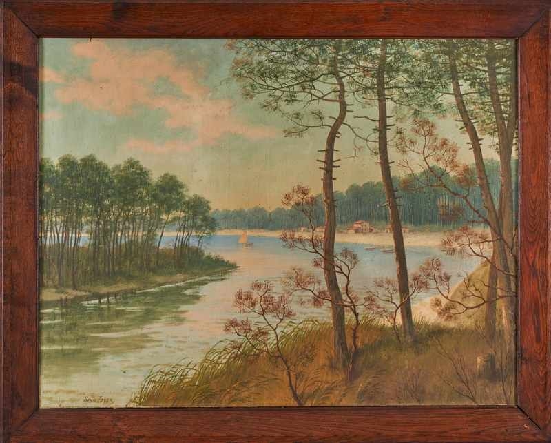 Henri Tayan | Le Lac d'Hossegor animé | MutualArt