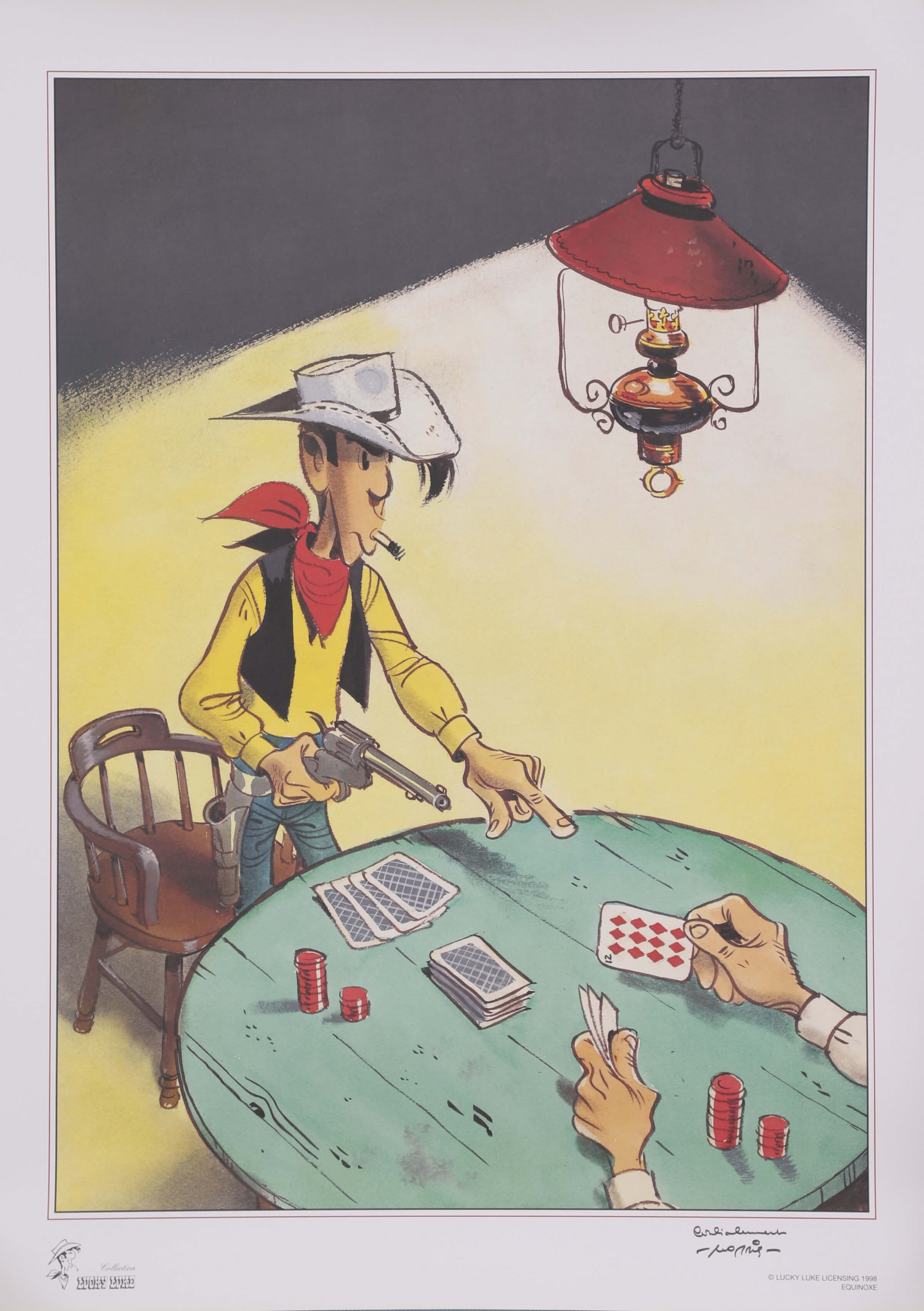 Maurice de Bevere | Le mirage; La partie de poker; Poor Lonesome Cowboy ...