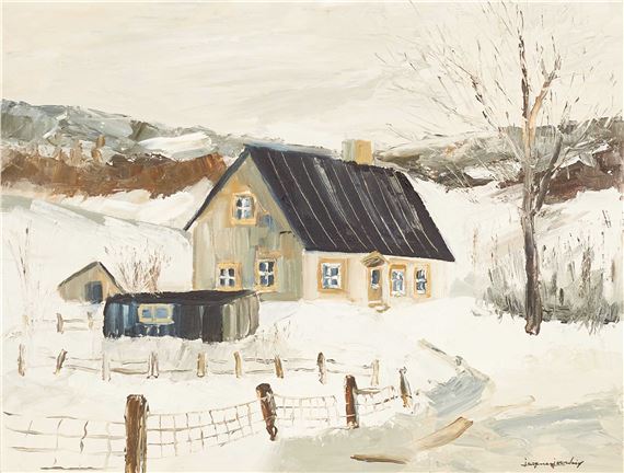Jacques Jourdain | Winter Scene (1931) | MutualArt