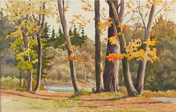 Alex R. Straker | Mountain scenery | MutualArt