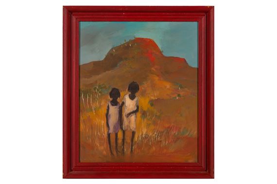 Bernhard Rust | Two young girls (1972) | MutualArt