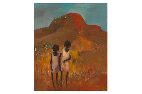 Bernhard Rust | Two young girls (1972) | MutualArt