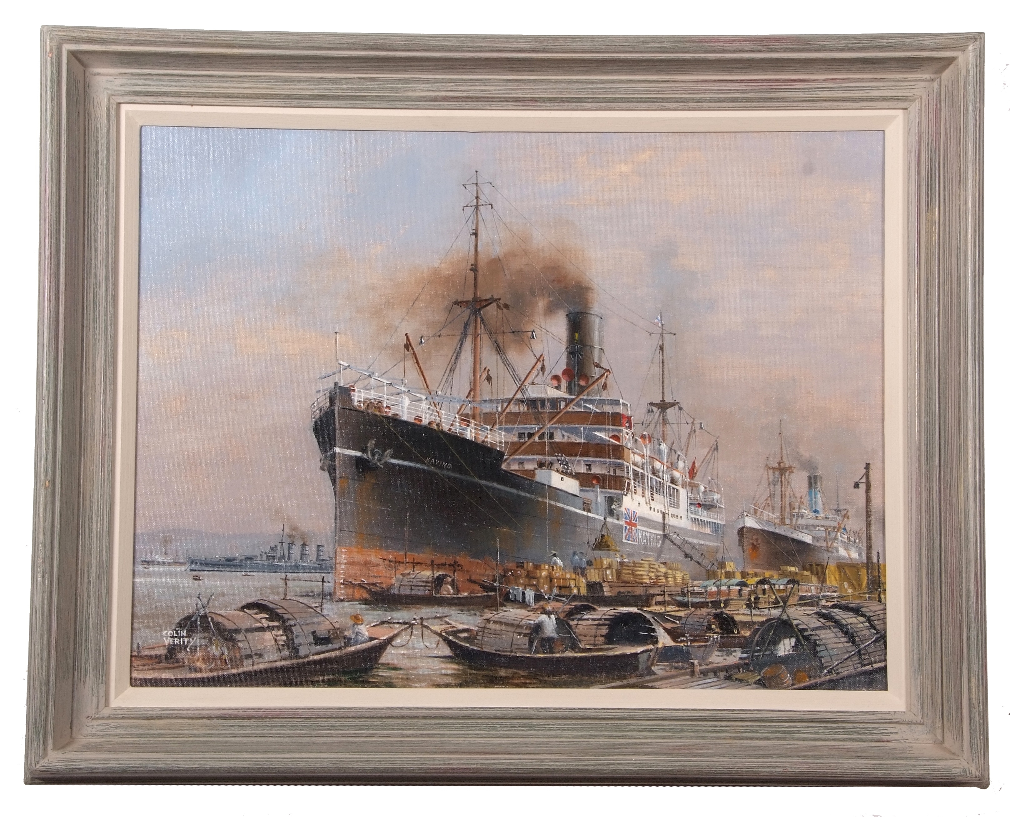 Colin Verity | The British Steam Mechant ship Kaying off the China ...