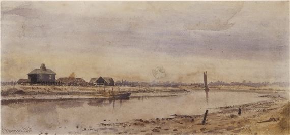 Charles Harmony Harrison | View of the Bure (1875) | MutualArt
