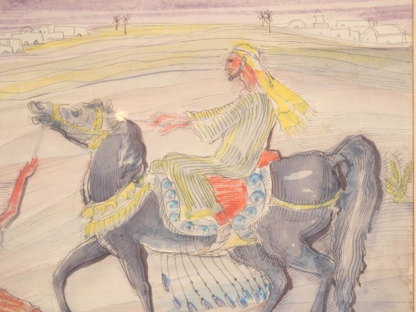 Ragheb Ayad | The dance of the horse (1955) | MutualArt