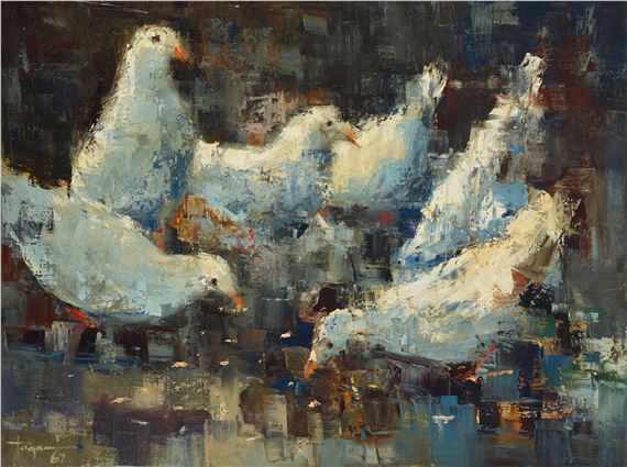 Hiroshi Tagami | Feed the Birds (1967) | MutualArt