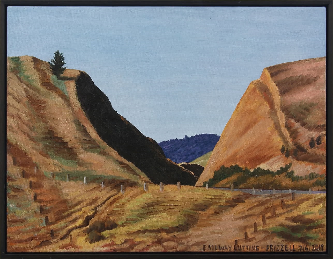 Dick Frizzell | Railway Cutting (2001/19) (2019) | MutualArt