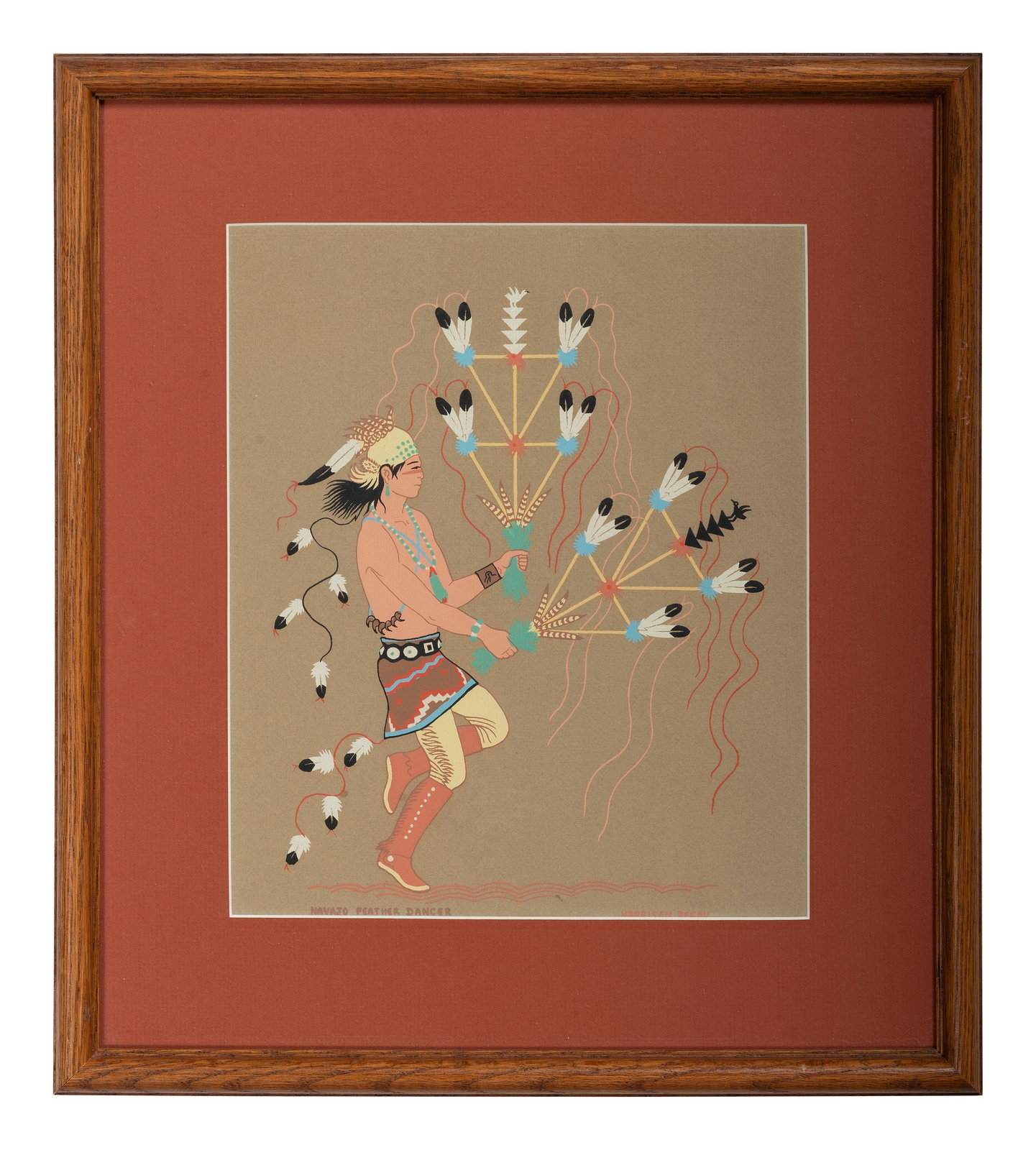 Harrison Begay | Navajo Feather Dancer | MutualArt