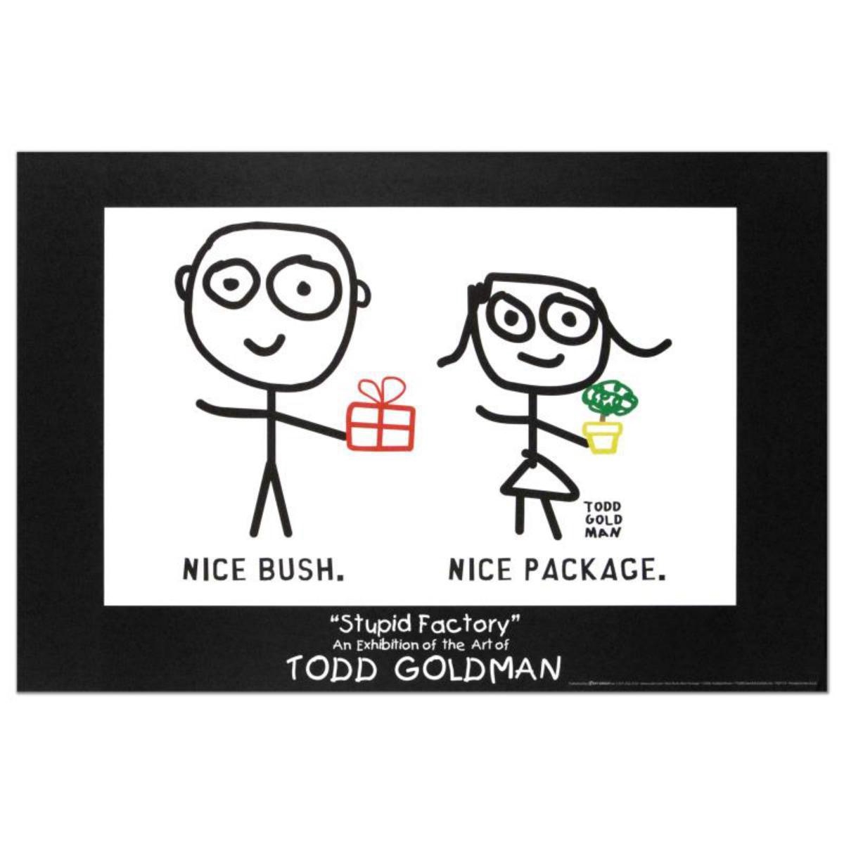 Todd Goldman | Nice Package. Nice Bush. | MutualArt