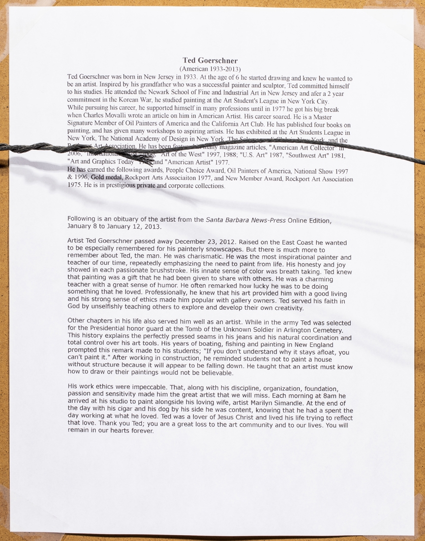 Ted Goerschner | Gloucester Harbour | MutualArt