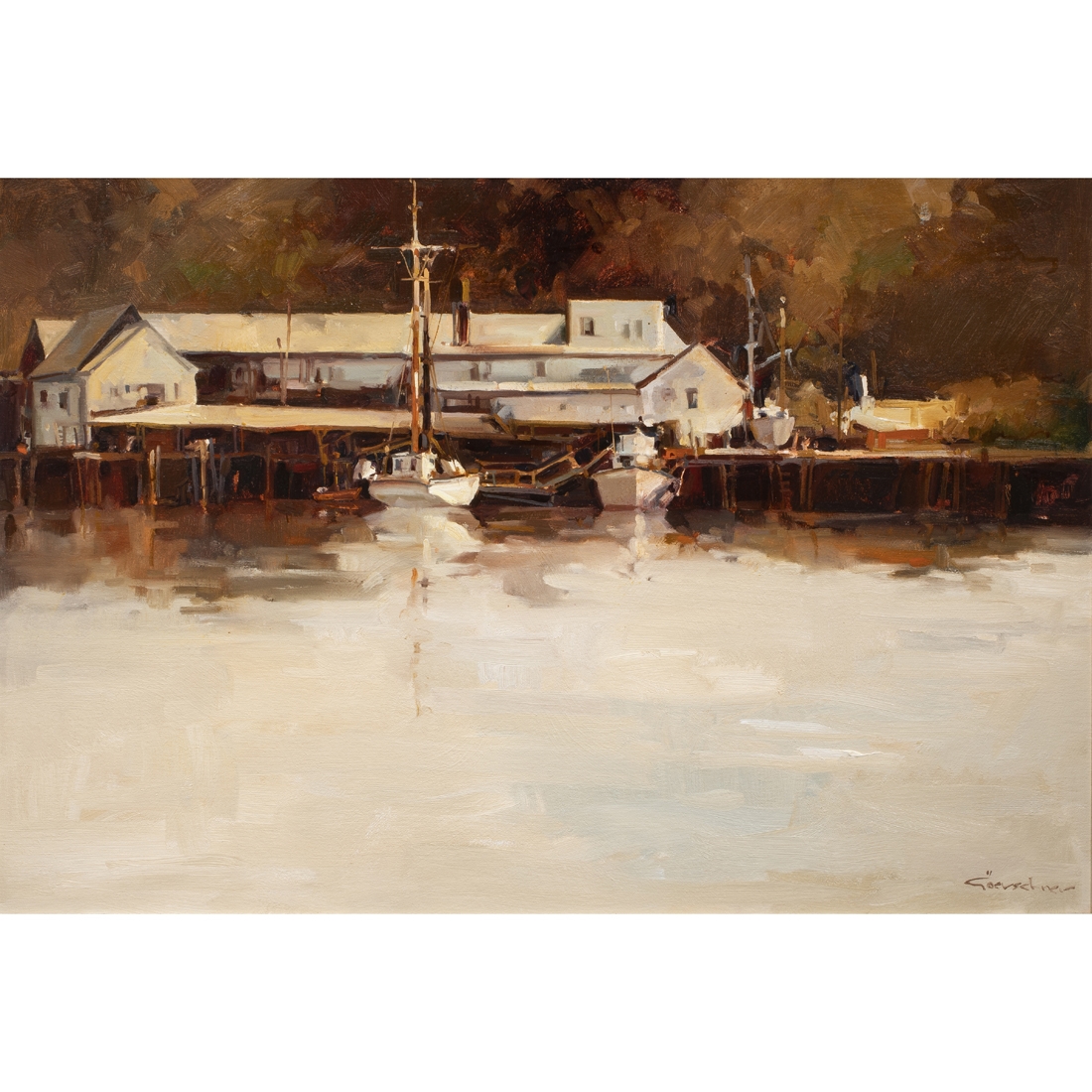 Ted Goerschner | Gloucester Harbour | MutualArt