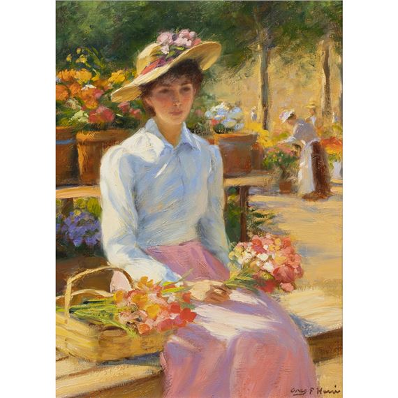 Gregory Frank Harris | Flower Time (1989) | MutualArt