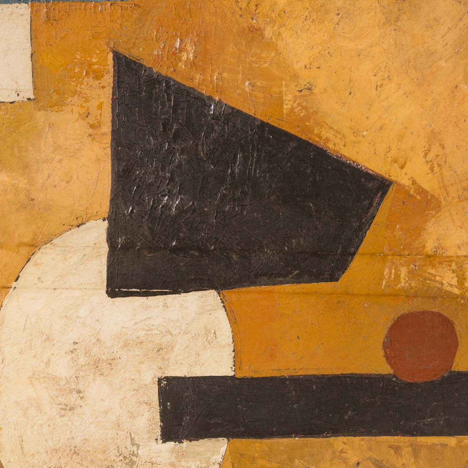 Russian School | geometrical composition of circles and lines, | MutualArt