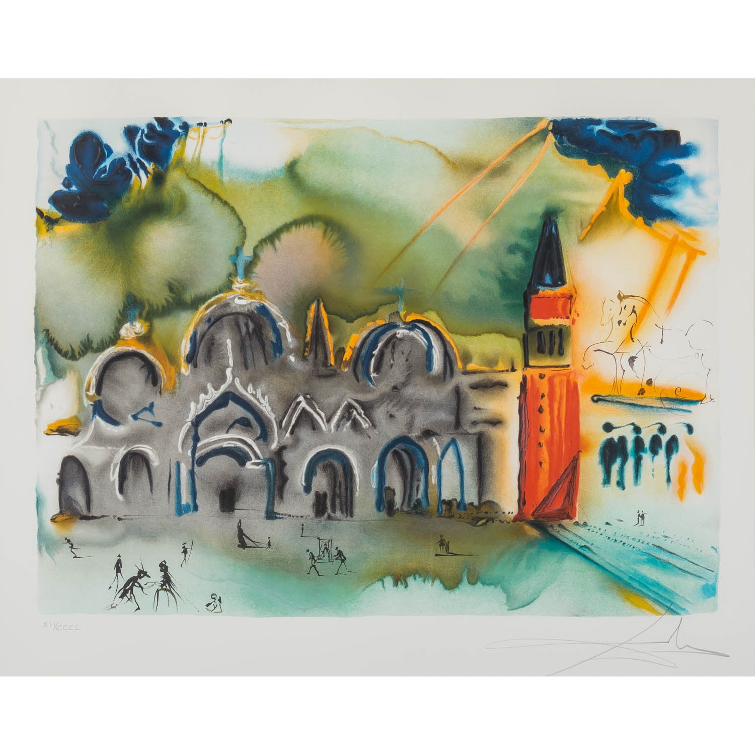Dali Homage Venice Salvador Dalí | Homage To Venice (1975) | Artsy