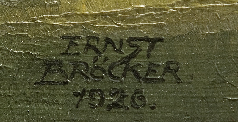 Ernst Brocker | Bavarian landscape (1926) | MutualArt