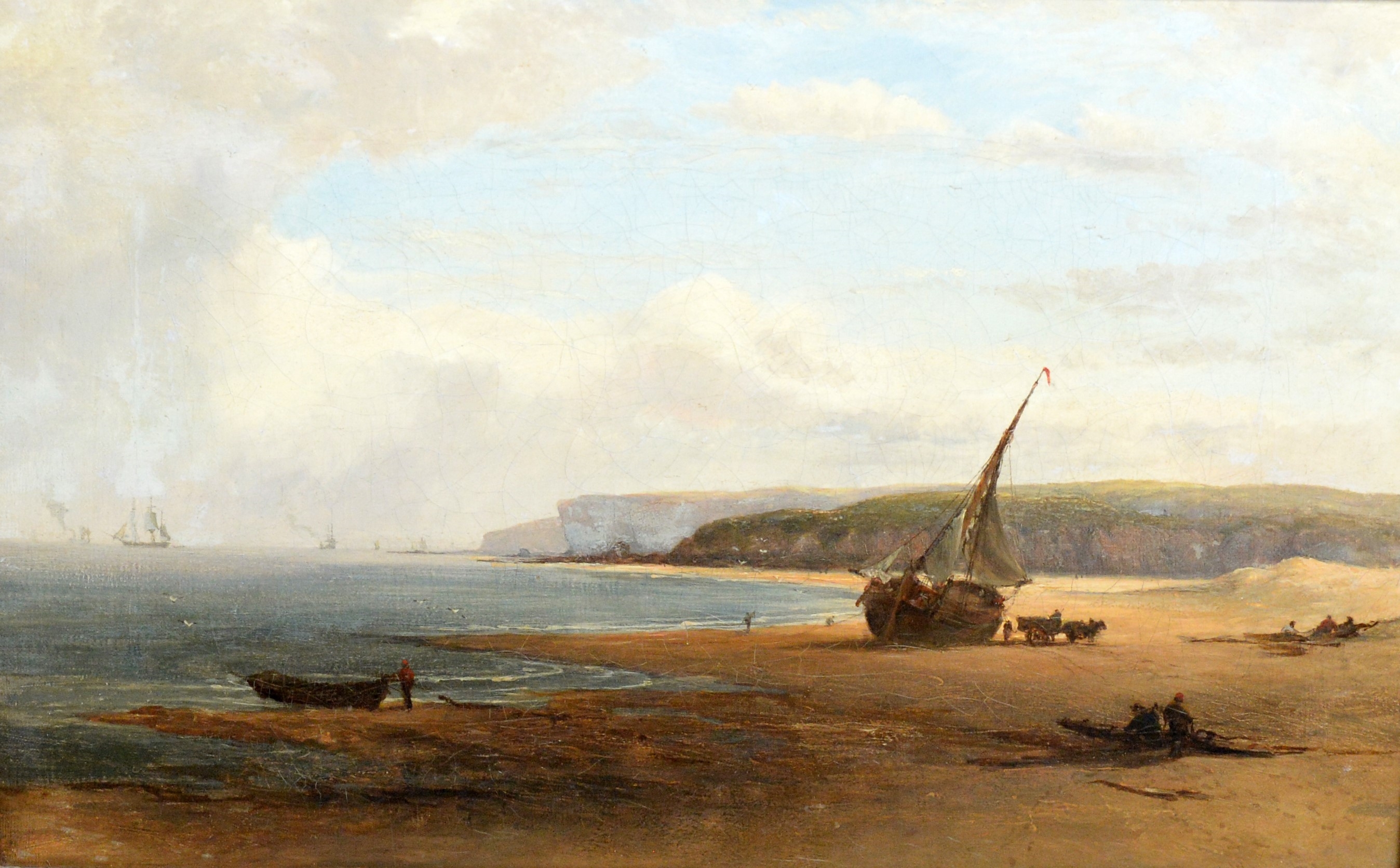 Robert Watson | Preparing the Boats, (1886) | MutualArt