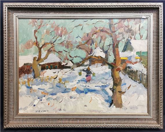 Ivan Sorokin | Winterlandschaft (1964) | MutualArt