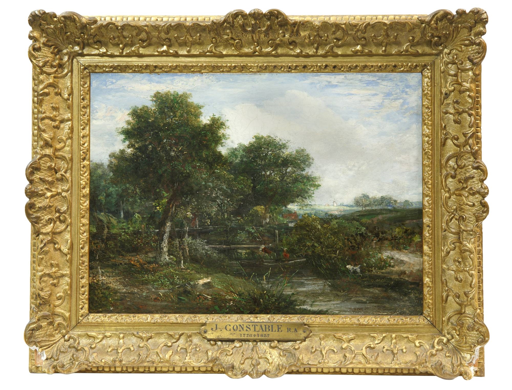 John Constable | River Landscape | MutualArt